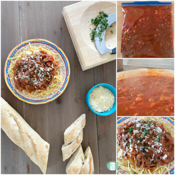 Best Ever Freezer Meal Spaghetti Sauce - Freezer Meals 101