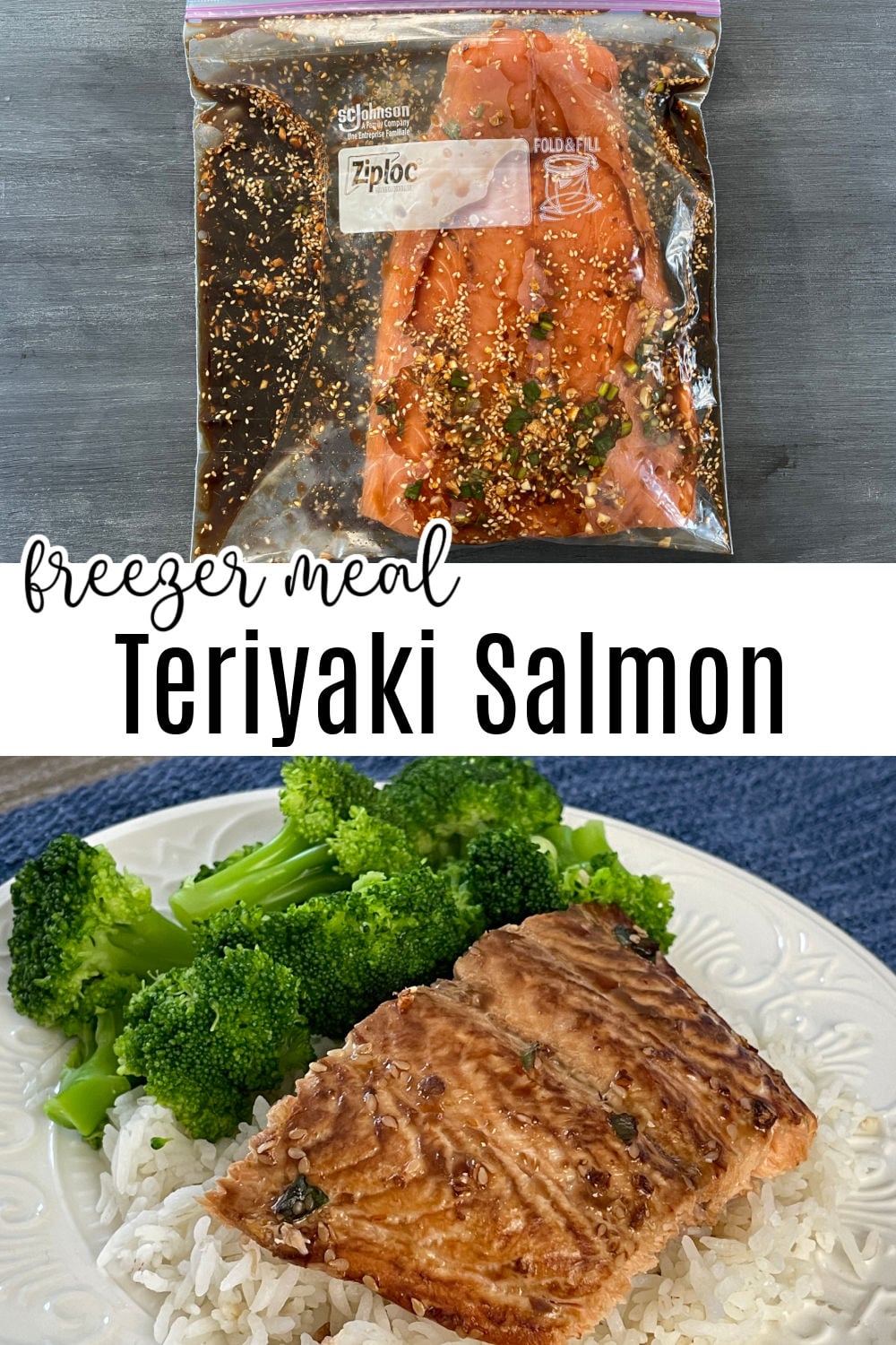 Teriyaki Salmon - Freezer Meals 101