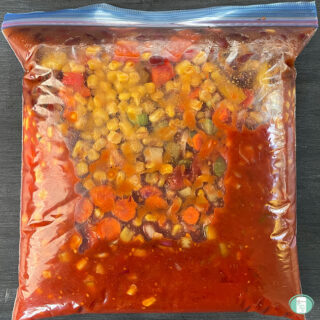 Vegetarian Chili - Freezer Meals 101