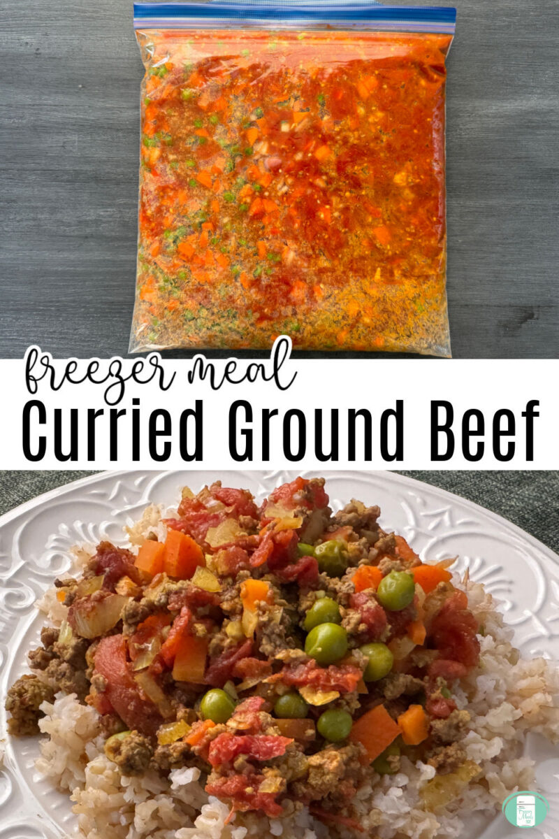 Curried Ground Beef - Freezer Meals 101