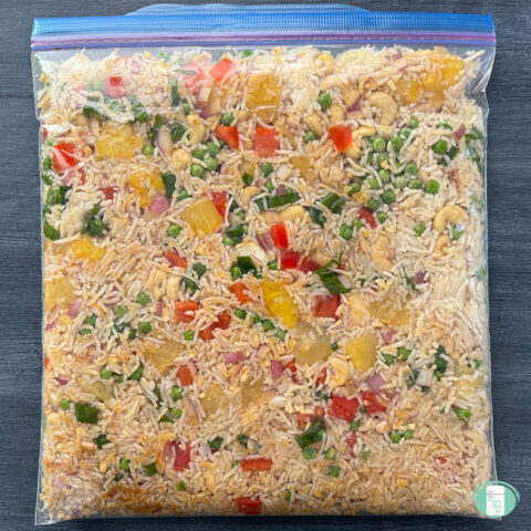 Pineapple Fried Rice - Freezer Meals 101