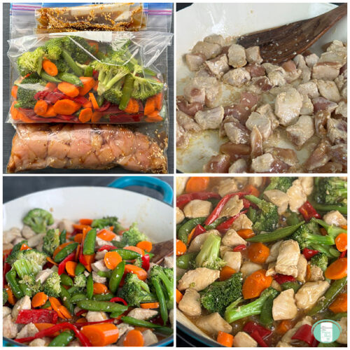 Chicken Stir Fry Bags for Chicken and Veggie Stir Fry - Freezer Meals 101