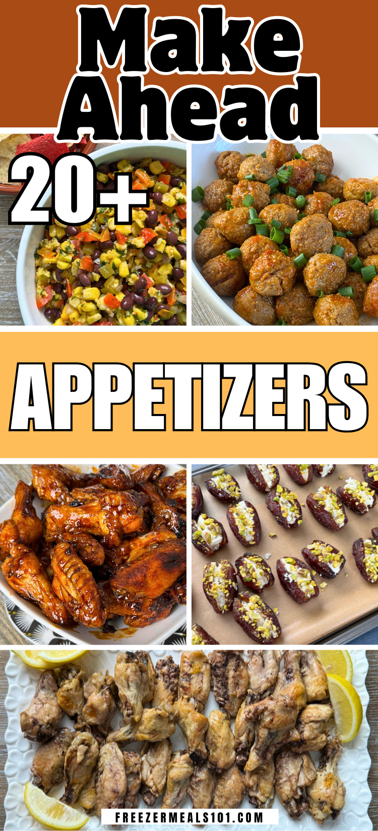 Make Ahead Appetizers for the Freezer - Freezer Meals 101