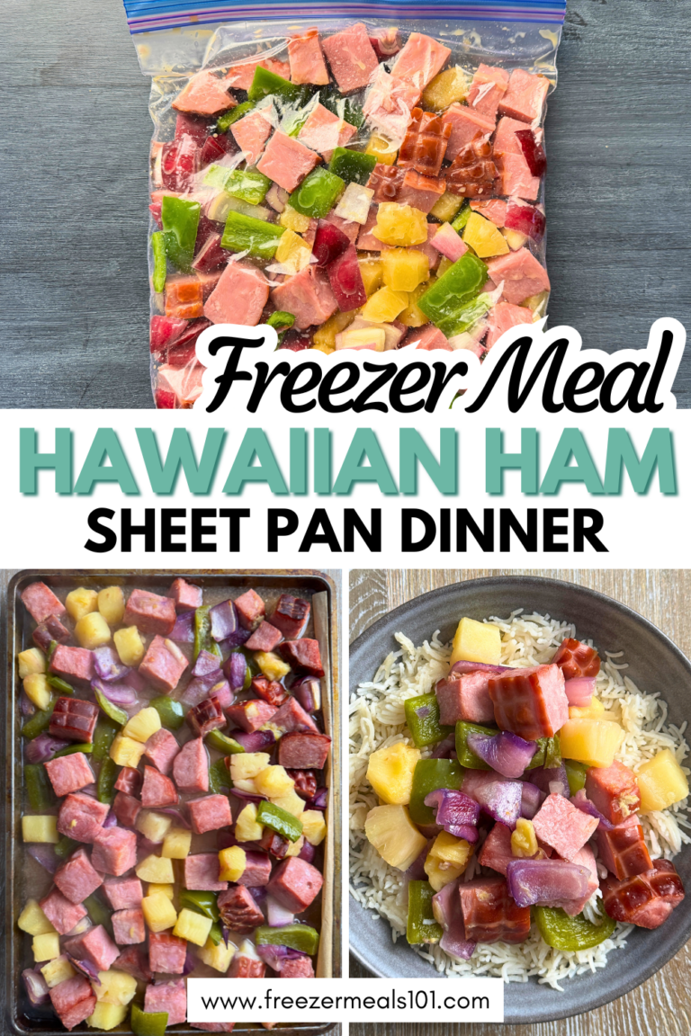 Hawaiian Ham Sheet Pan - Freezer Meals 101